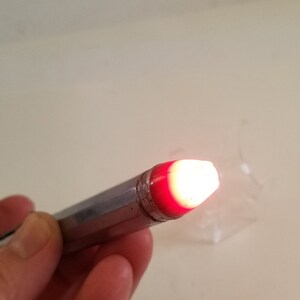 Vintage Circa 1960's Chrome Penlight With Red Tip and Twist On/off ...