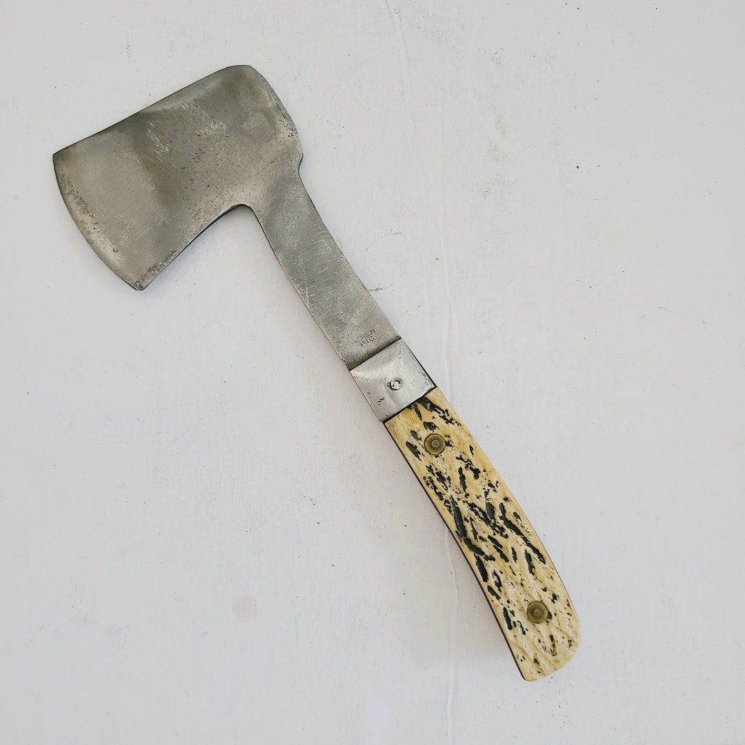 Vintage Korium PIC Woodsman Hatchet: Stag Handle, Made in Japan - Etsy