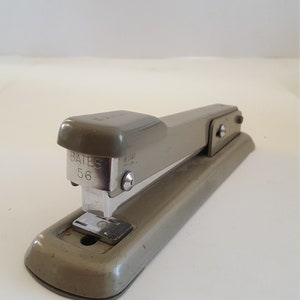 Vintage 1960's Bates Stapler Co Model 56 Nice Institutional Gray in ...