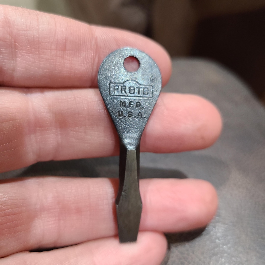 Vintage Circa Late 1950's Proto Tools Key Ring Standard Screwdriver ...