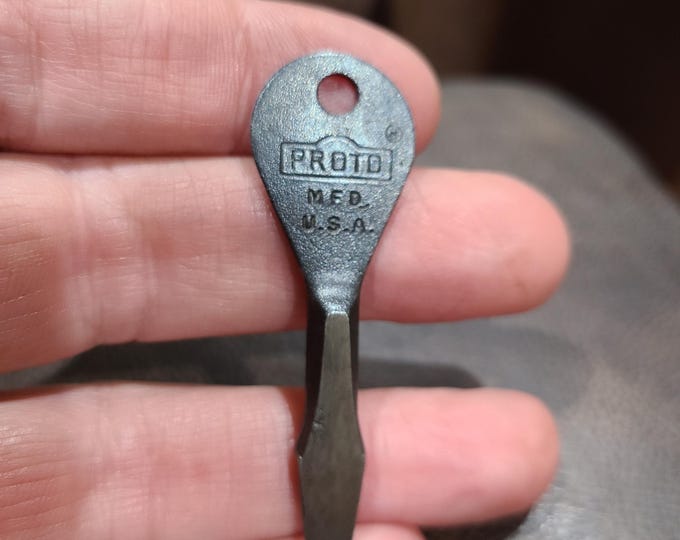 Vintage Circa Late 1950's Proto Tools Key Ring Standard Screwdriver ...