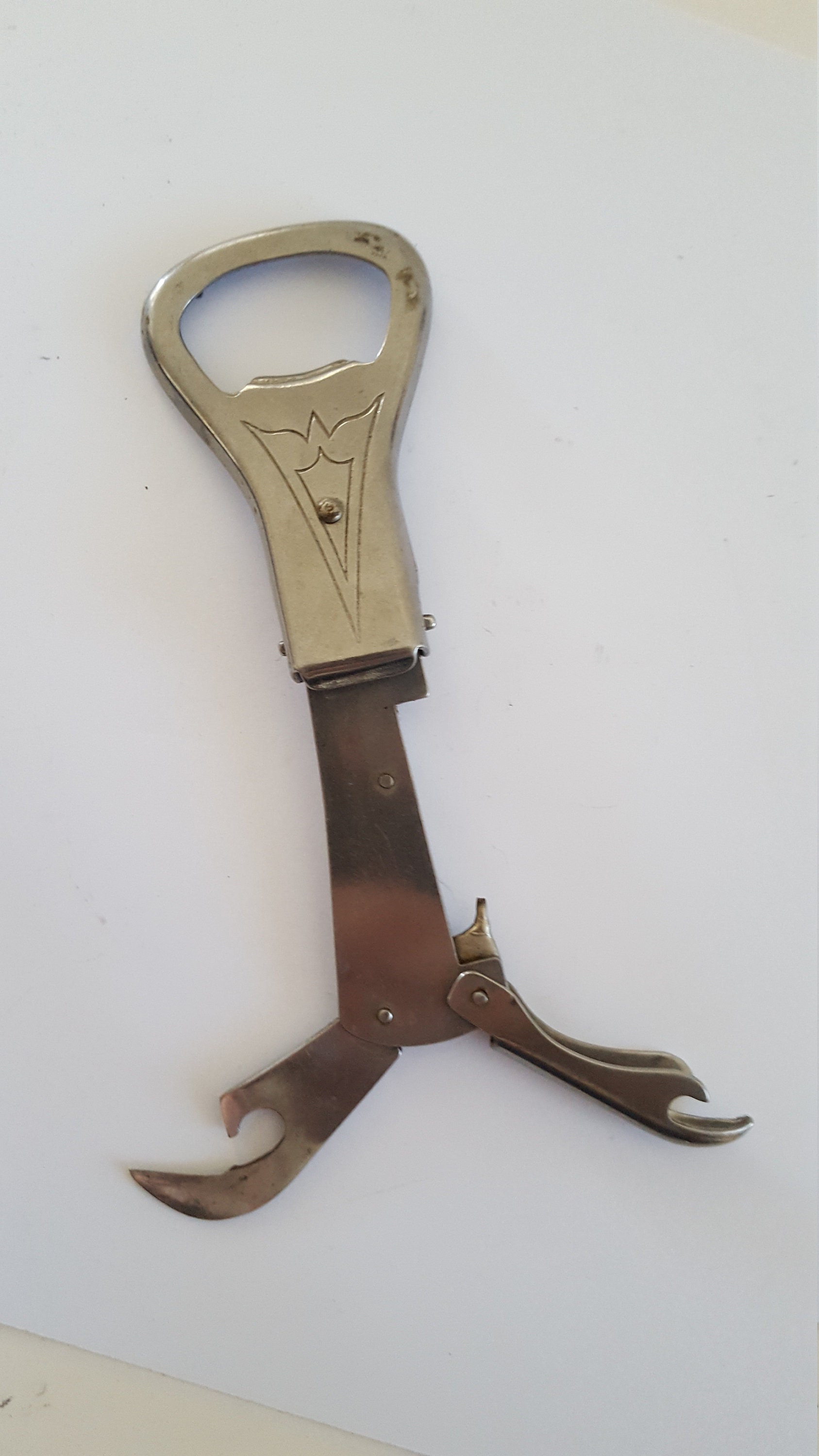 Vintage Circa 1960's Folding Bar Tool Barware Stainless - Etsy