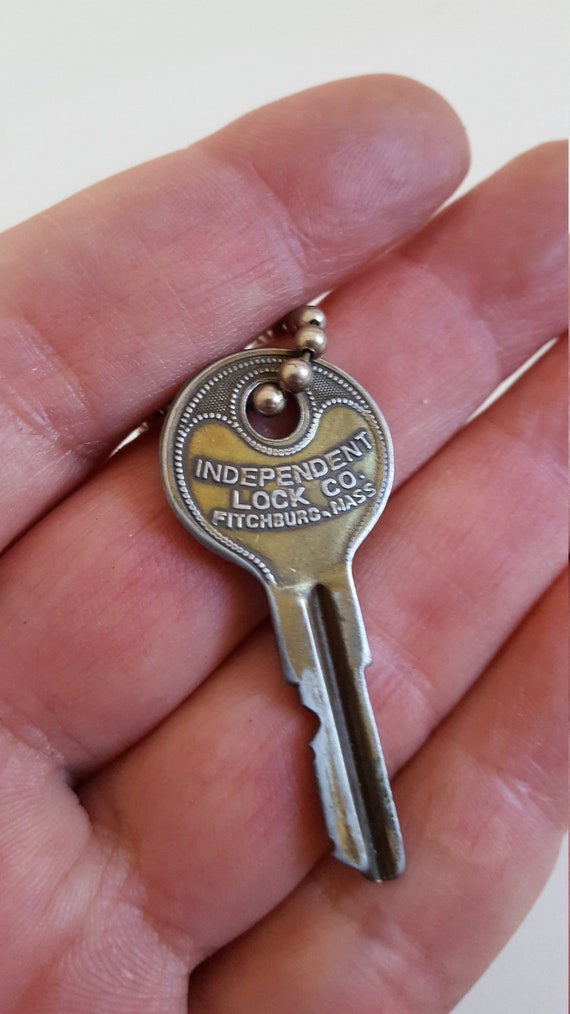 Vintage circa 1960's "Time is Money" keyring disk wit… - Gem