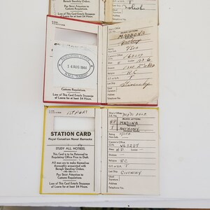 Vintage WWII Ephemera From a Royal Canadian Navy Sailor, Barracks ...