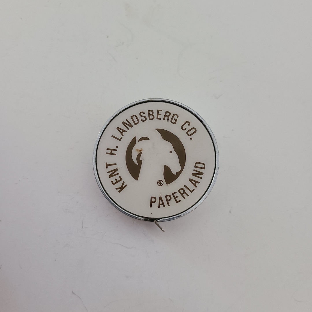 Vintage Circa Early 1970's Advertising Tape Measure Kent H. Landsberg ...