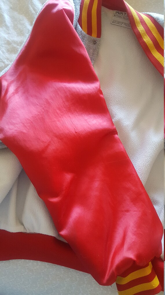 Vintage circa 1980's USMC satin sleeve jacket by Arte… - Gem