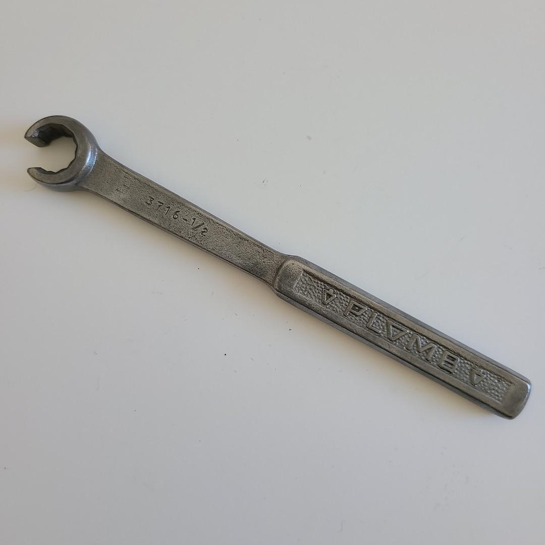 Vintage 1945-1948 Plvmb (plomb) Tools 1/2" Flare Nut Wrench No.3716 "12 ...
