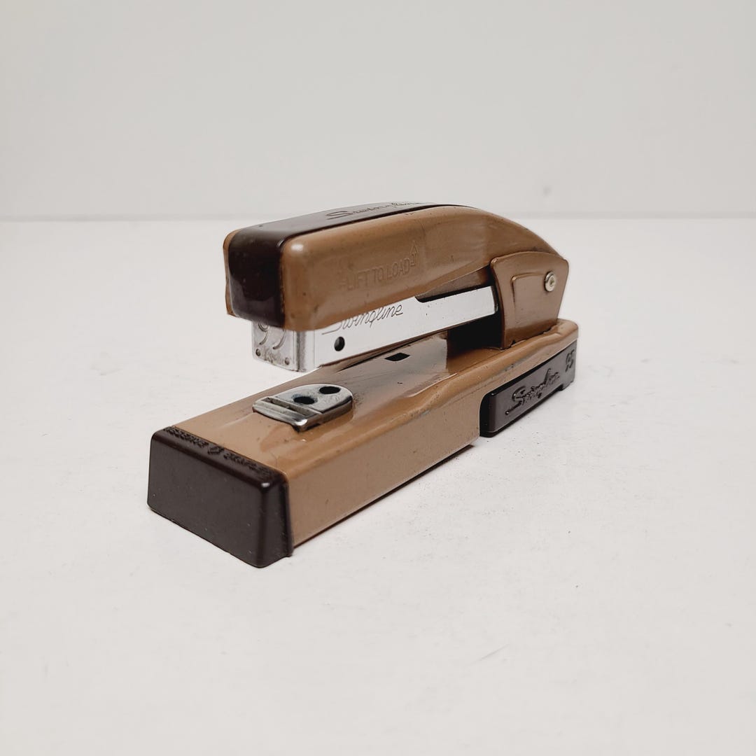 Vintage 1960's Swingline "95" Small Desk Stapler With Built in Staple ...