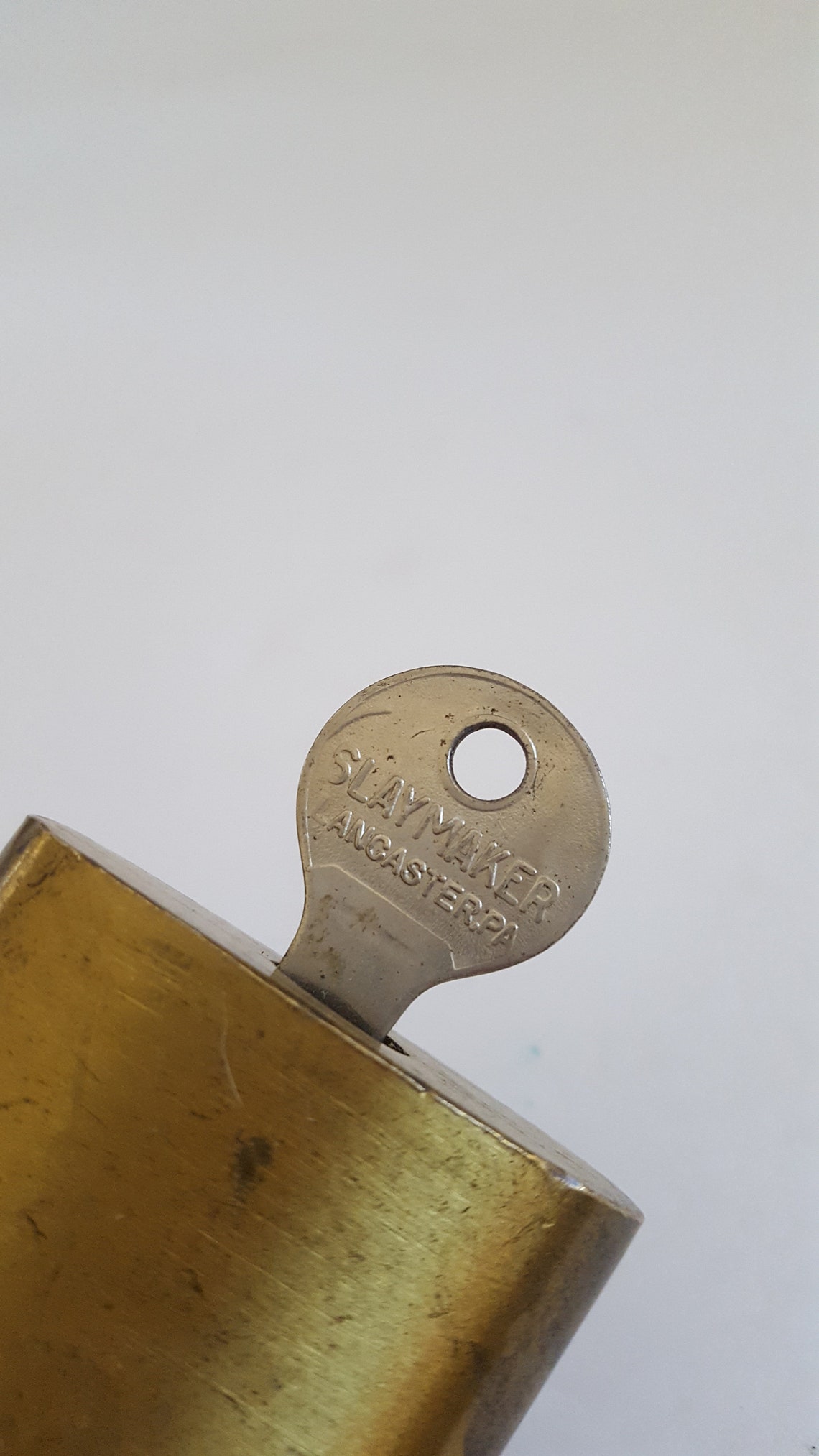 Vintage Slaymaker Brass Long Shackle Bicycle Padlock With Key - Etsy