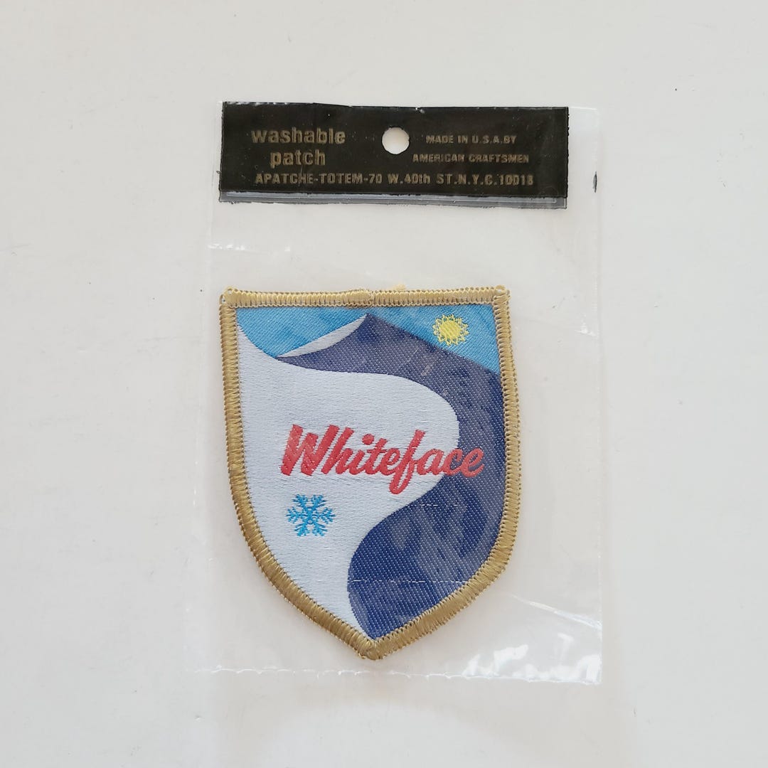 Vintage Circa 1980 Souvenir of Whiteface Mountain Embroidered Patch ...