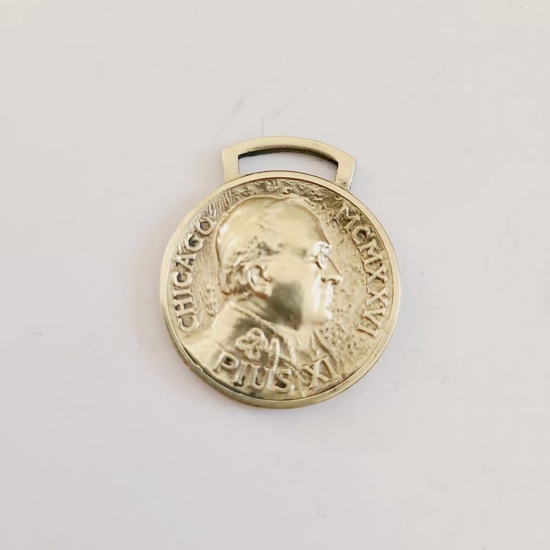 Medal Pope Pius Xi - Etsy