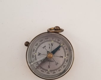 Vintage 1960's Bauer U.S. Navy card Style Pocket Marine Compass No. NC ...