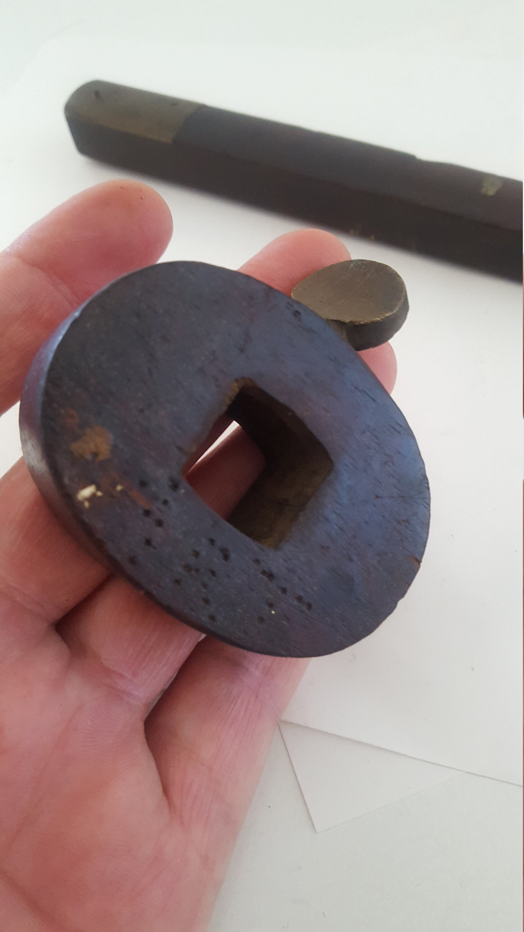 Antique wooden marking gauge layout tool rosewood with brass | Etsy