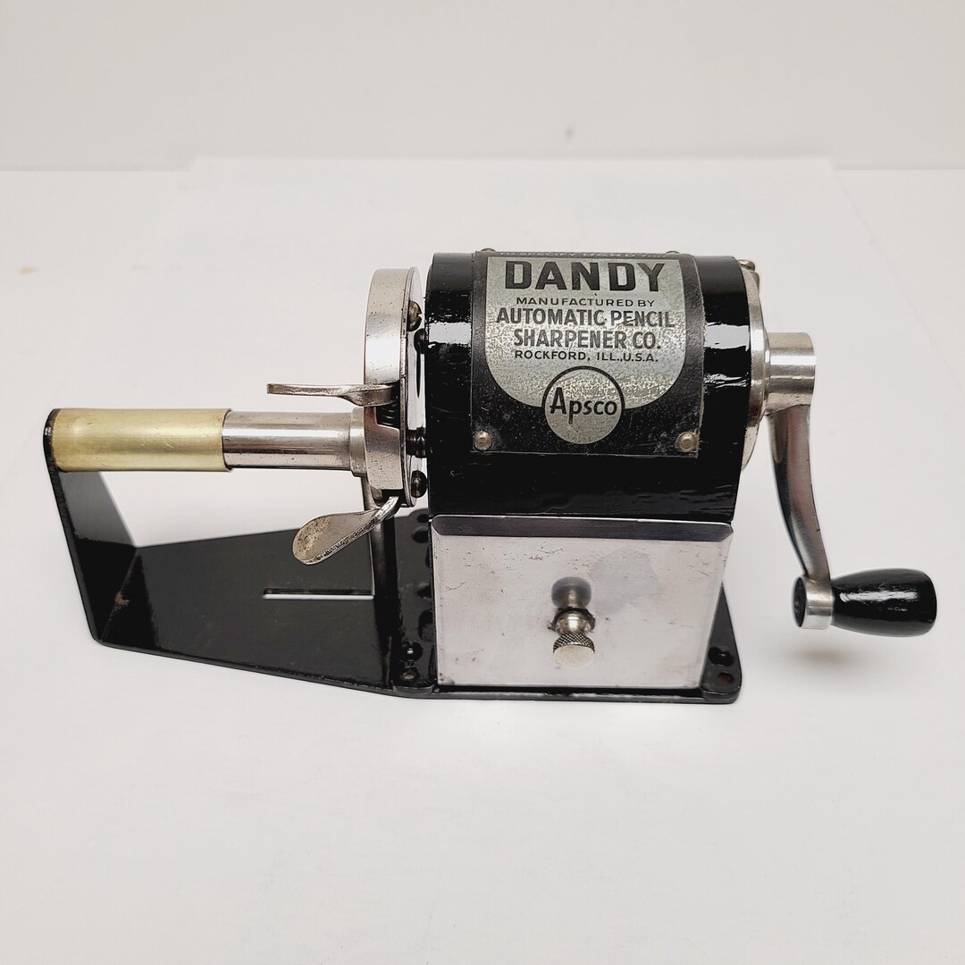 Antique C1920's "dandy" Self Feeder Manual Pencil Sharpener Automatic ...