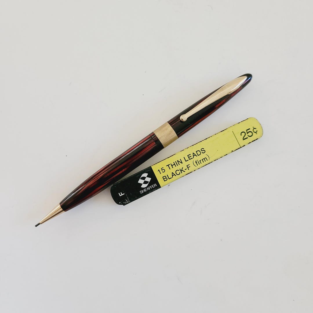 Vintage 1930's to 1940's Sheaffer's Mechanical Pencil, Red and Black ...
