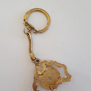 Vintage Circa 1960's Souvenir Keychain of Australia With a Kangaroo ...