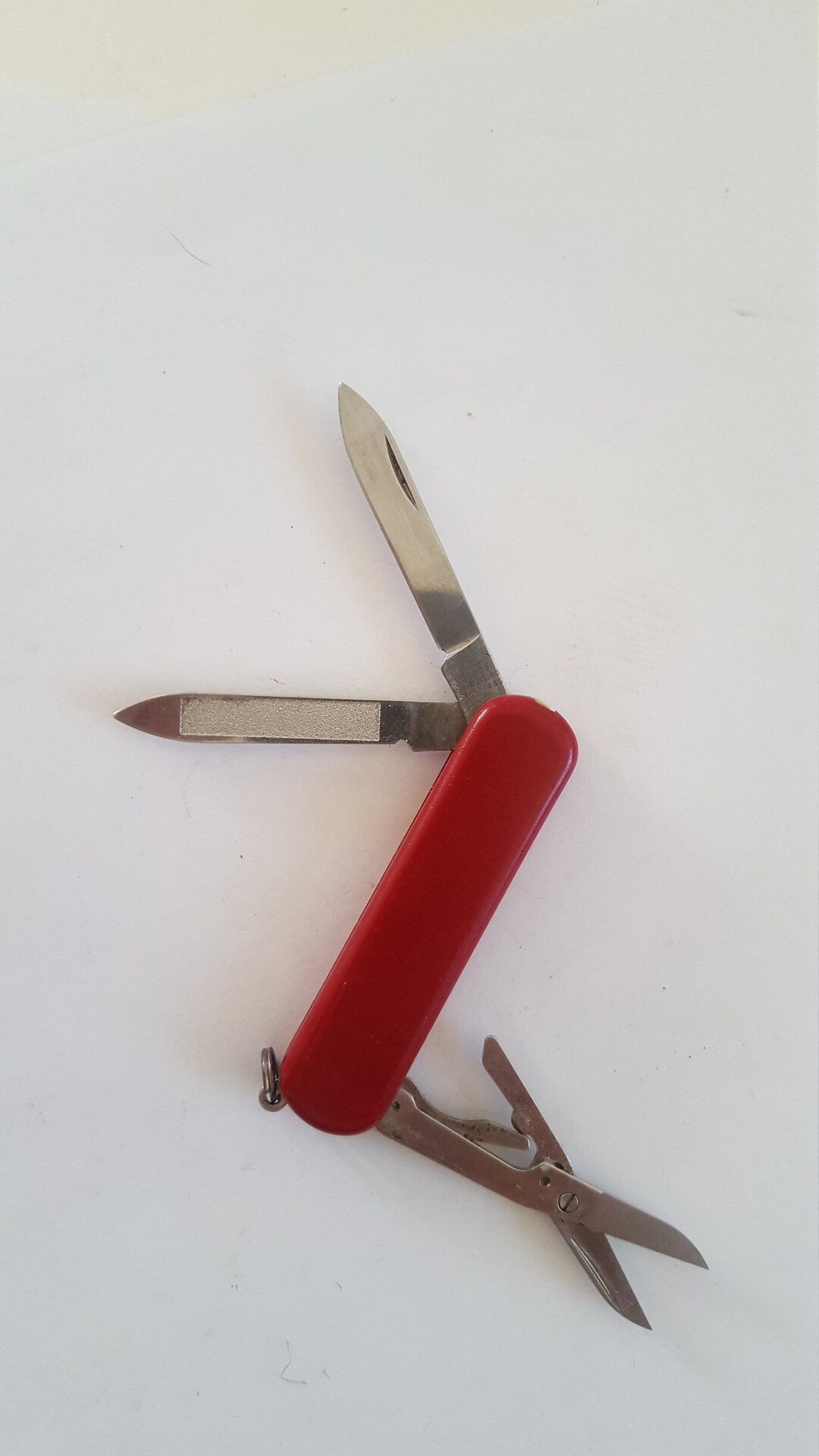 Vintage Genuine Swiss Army Pocket Knife, Wenger 1970's Model, 5 ...