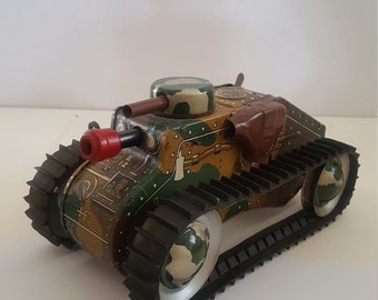 Vintage Toy Tank - Etsy