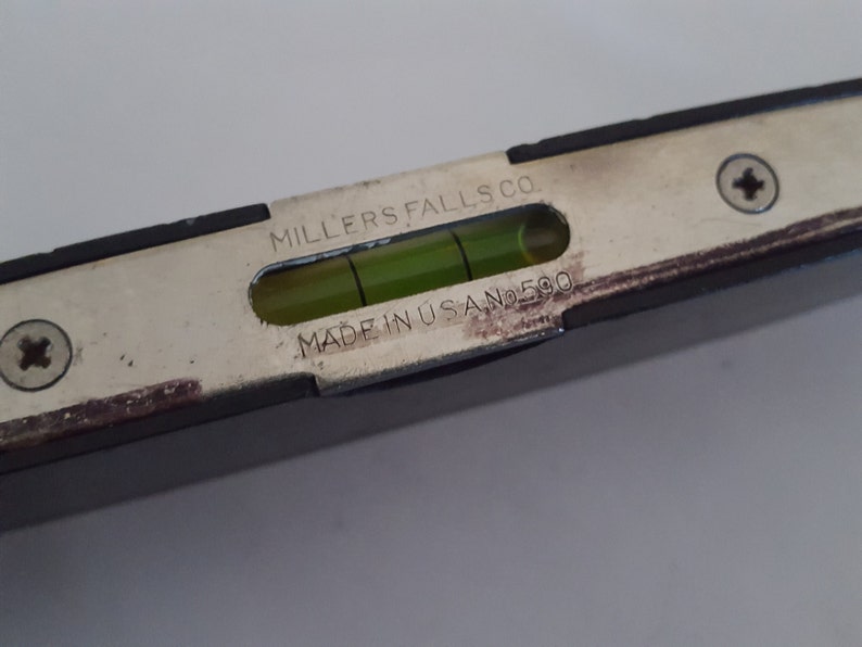 Vintage 1951 Millers Falls Torpedo level No. 590 3 way with | Etsy