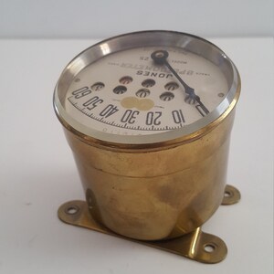 Antique Jones Model 25 Speedometer: 1909 Brass Case, 0-60 MPH - Etsy