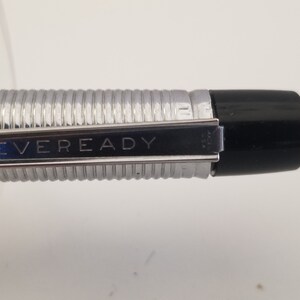Vintage Circa 1976 Eveready Model 9212 Chrome Penlight With Black Cap ...