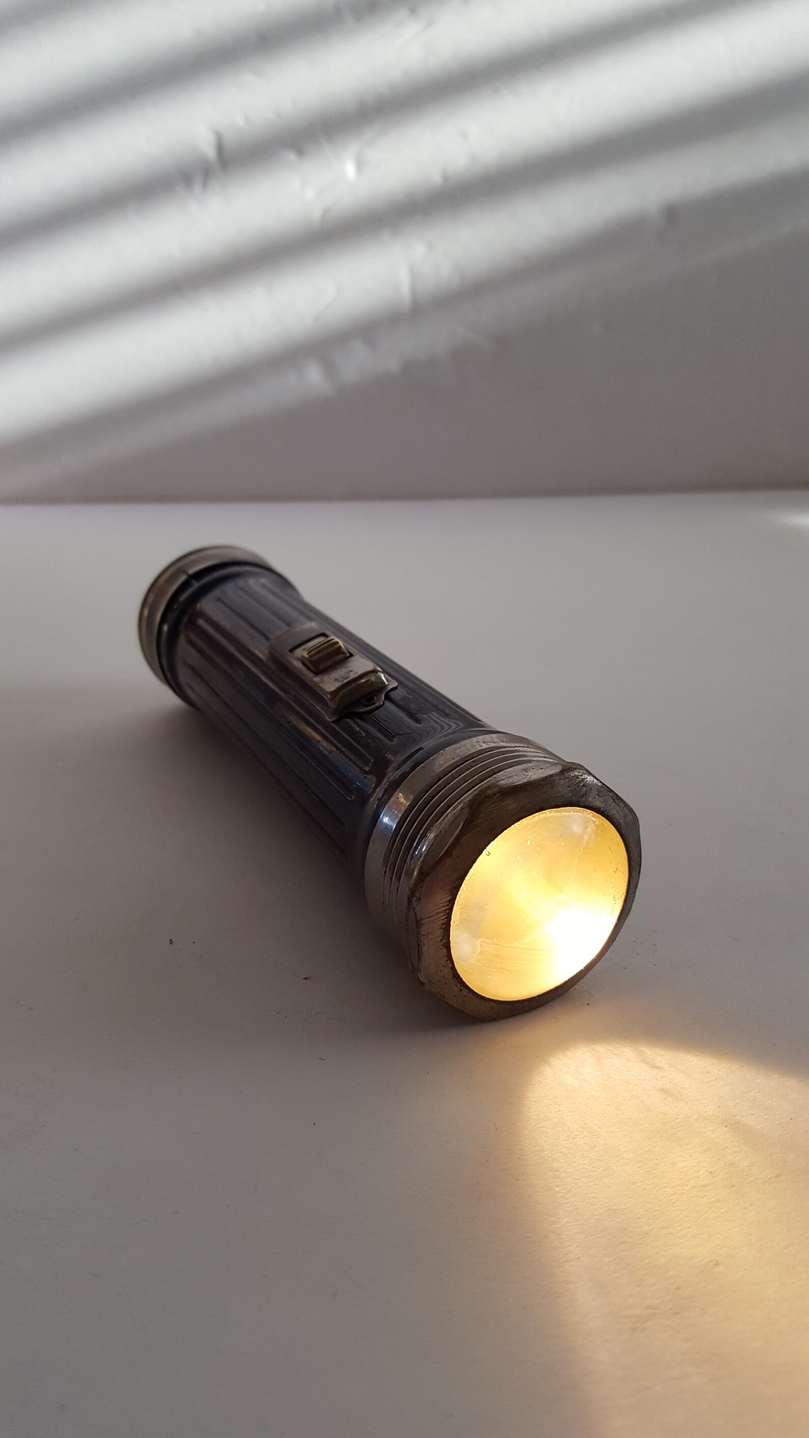 Vintage 1930s Niagara Searchlight Flashlight: Painted Brass, Working - Etsy