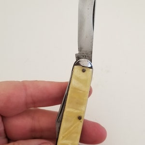 Vintage Pocket Knife That Likely Had Advertising at on Time but is Worn ...
