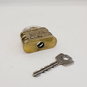 Vintage RFD Brass Padlock, Rural Free Delivery Lock, Steel Shackle USPS ...
