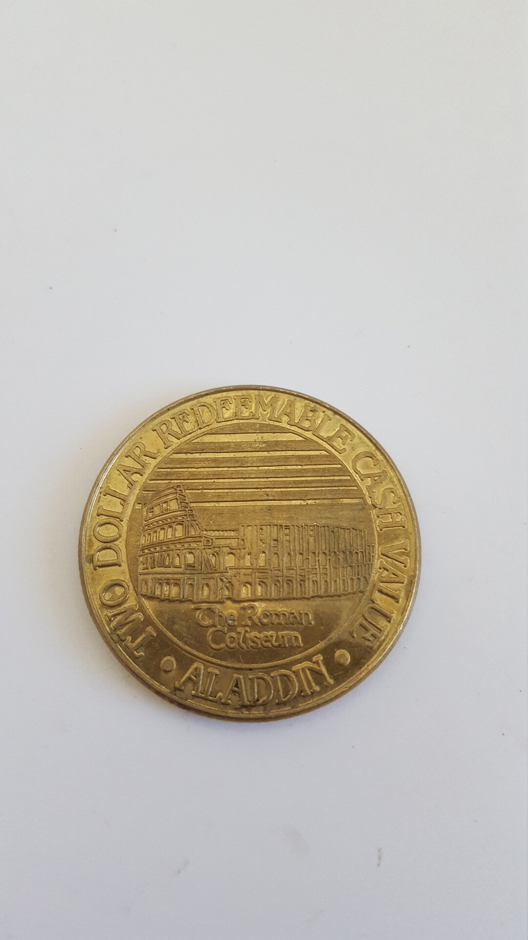 Vintage Circa 1980's Aladdin Hotel and Casino 2 Dollar Gaming Coin ...