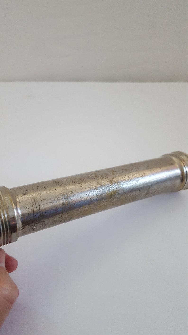 Antique 1917 French Ray-o-lite Nickel Plated Flashlight - Etsy