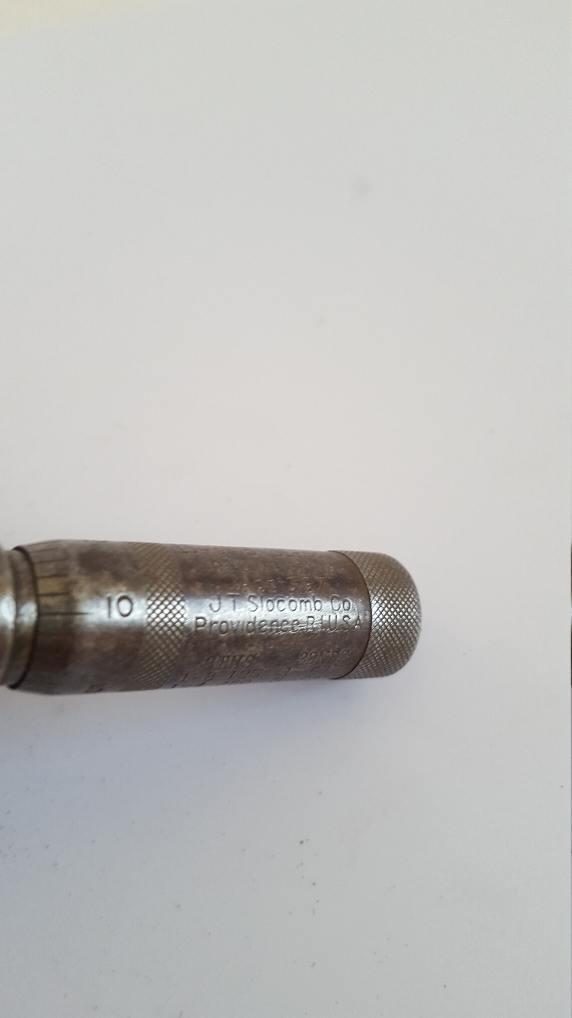 Antique J.T. Slocomb Co. 1 Micrometer Patent Date April | Etsy