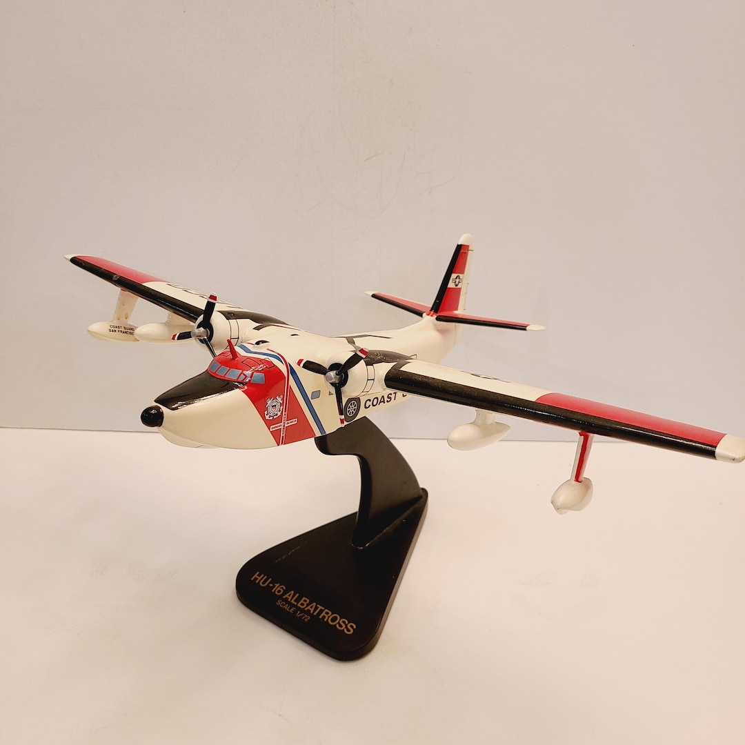 Vintage USCG Grumman Albatross HU-16 Model: Coast Guard Aviation Decor ...