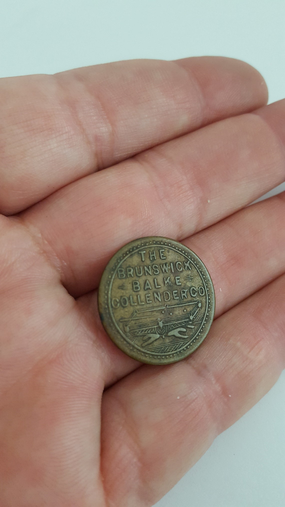 Antique Circa 1890's 5 Cent Trade Token the Brunswick - Etsy