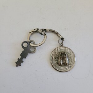 Vintage Circa 1960's Men's Shoes Keychain Fob With Cash Box Key ...