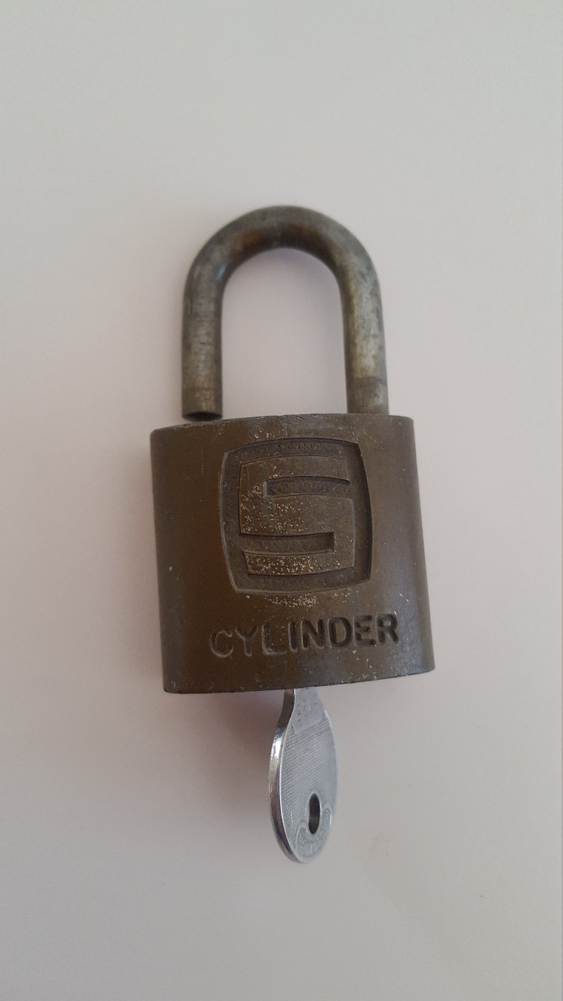Vintage 1950's Zinc Cylinder Slaymaker Padlock Original - Etsy
