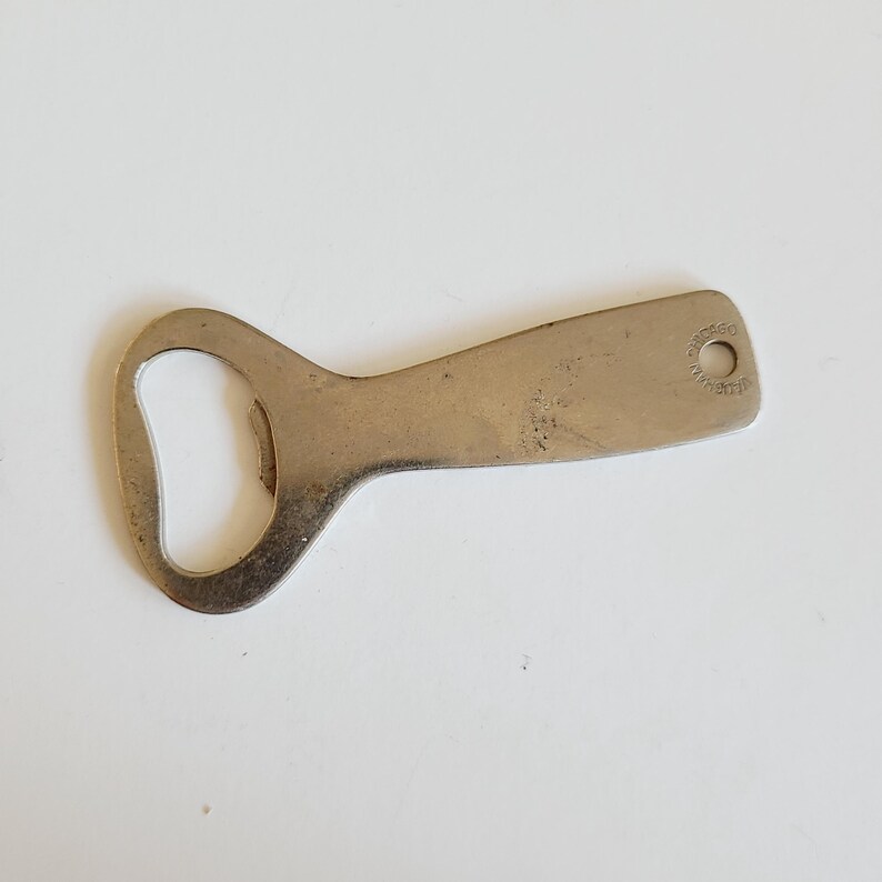 Vintage 1950's White Rock Water and Ginger Ale Bottle Opener, Keyring ...