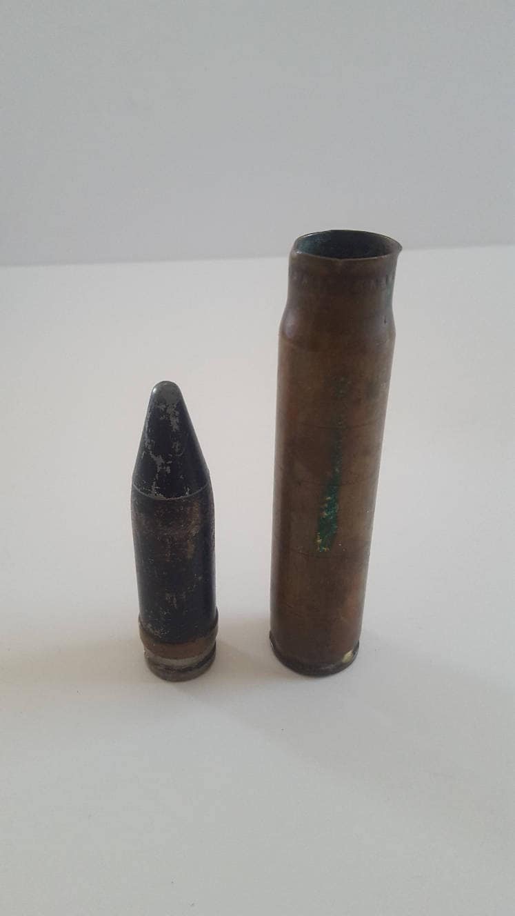 20mm Cannon Round