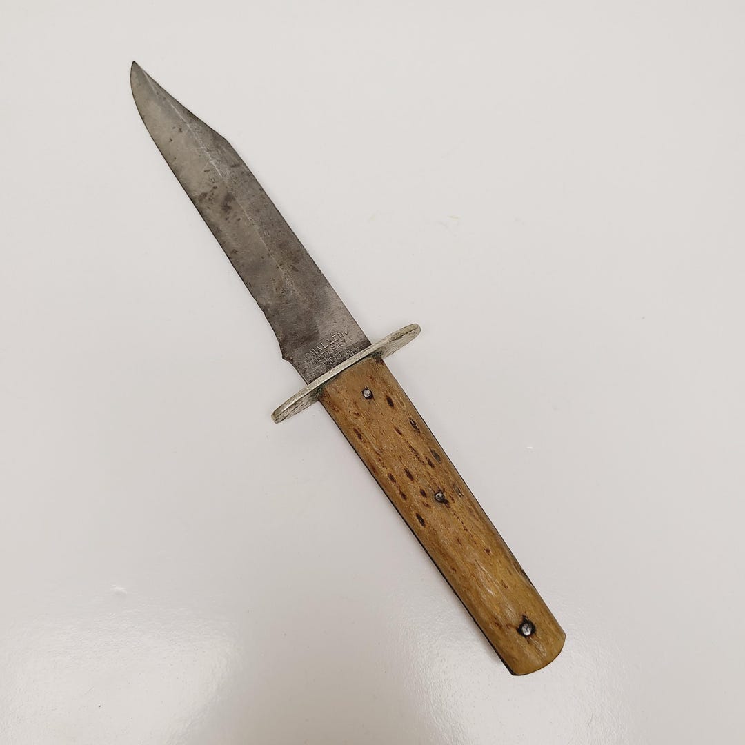 Antique Challenge Cutlery Co. Pre-1914 Sheath Knife With Bone Scales 5 ...
