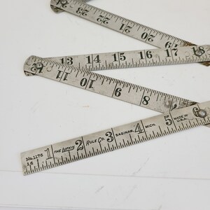 Antique Circa 1920's Lufkin Rule Co No.1176 72 Inch Steel Ruler, in ...