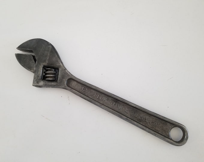 Antique Acme Adjustable Wrench With Twisted Handle Patent Date of ...