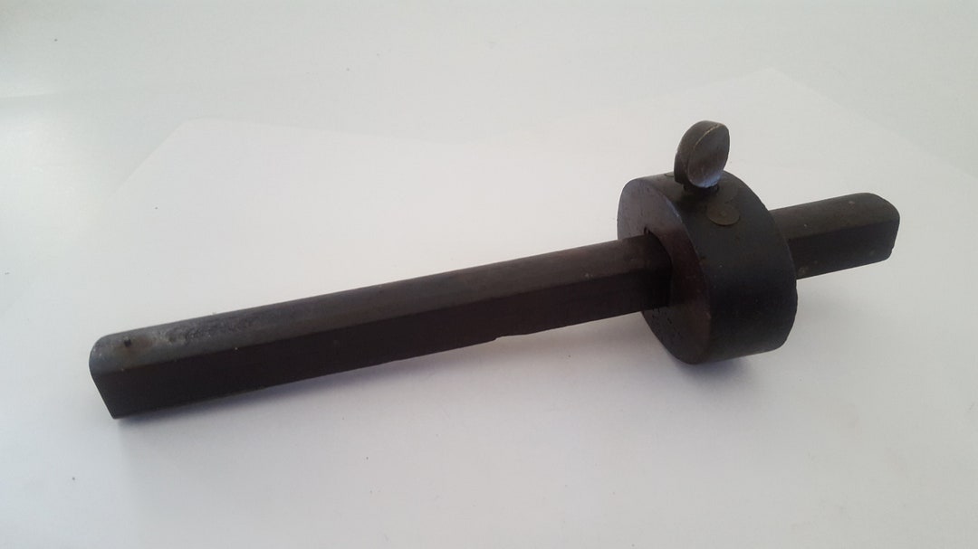 Antique Wooden Marking Gauge, Layout Tool, Rosewood With Brass ...