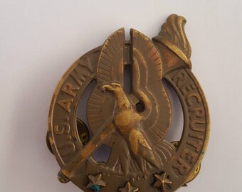Army Recruiter Badge - Etsy
