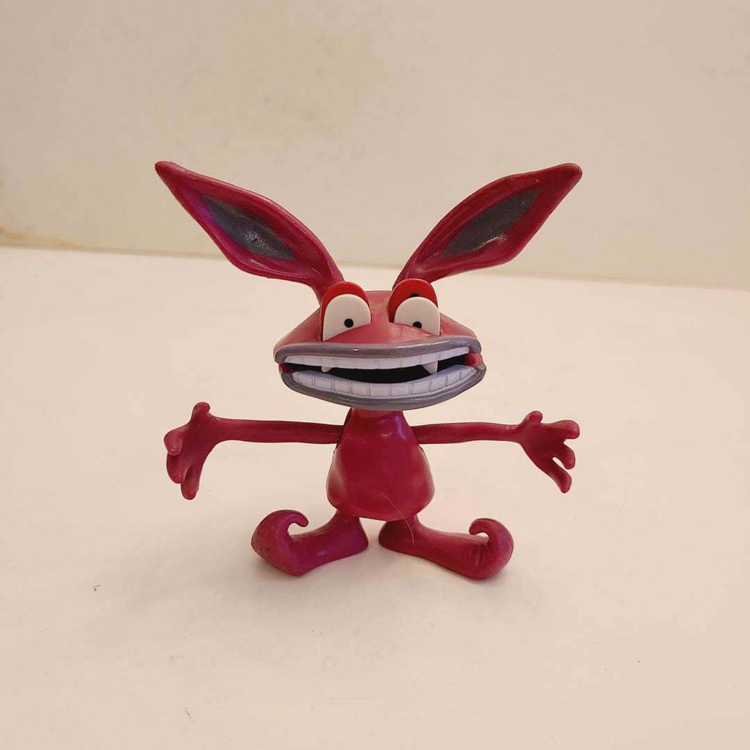 Vintage 1995 Aaahh Real Monsters, ickis Nickelodeon Character, Vinyl ...