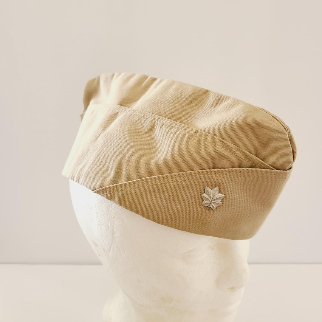 Vintage Circa 1980's Bancroft Cap Co Size 7 5/8 Garrison Cap With Lt ...