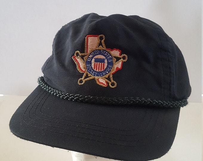 Vintage Circa 1980's Golf Cap United States Secret Service (texas) Used ...