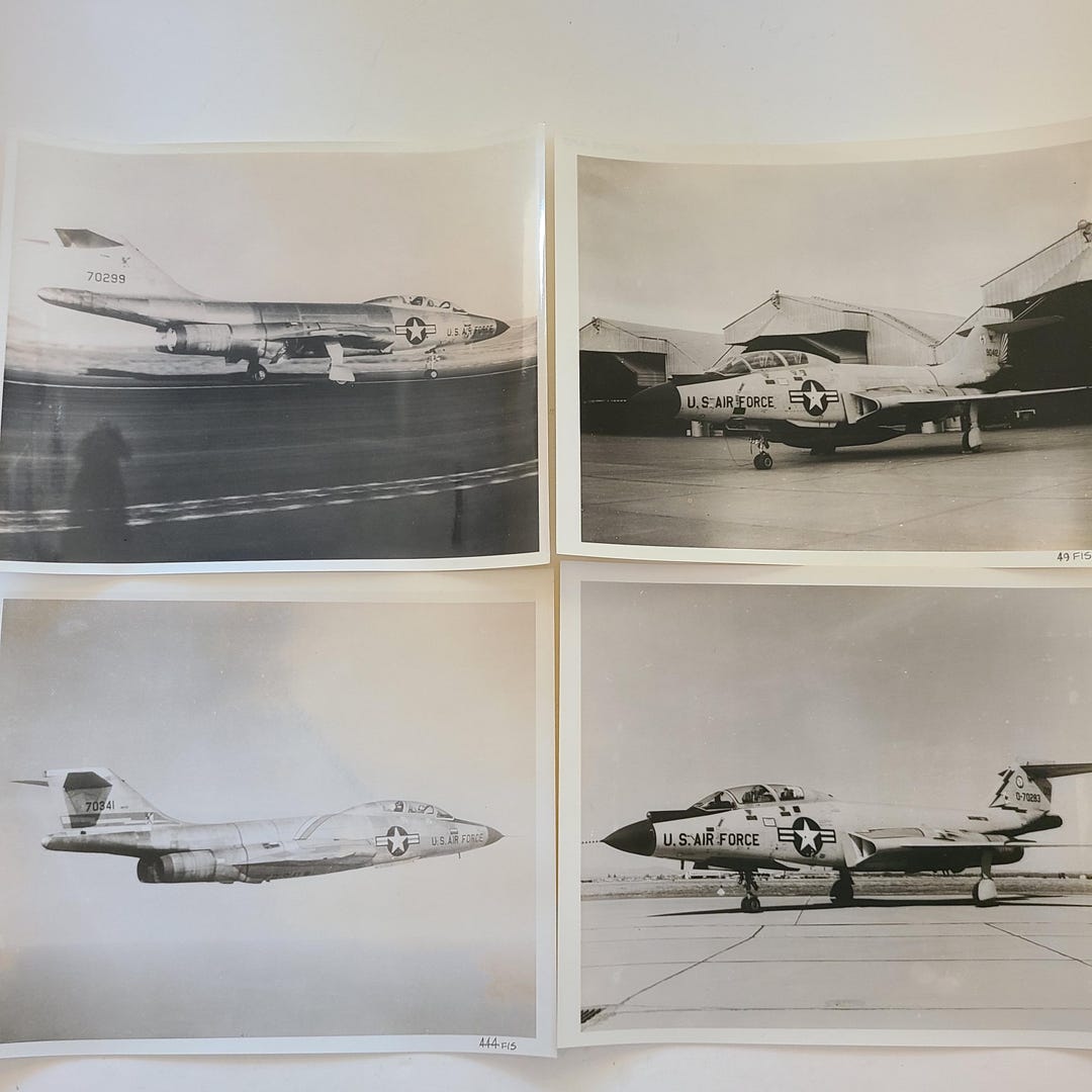 Vintage F-101 Voodoo Jet Photos: Air National Guard, 1960s-70s (set of ...