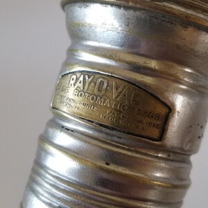 Vintage 1926 Ray-o-vac "rotomatic" Switch 2 D Cell Flashlight, Good ...
