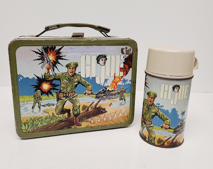 GI Joe Hasbro Domed Tin Lunch Box - Vintage 2000 - Etsy