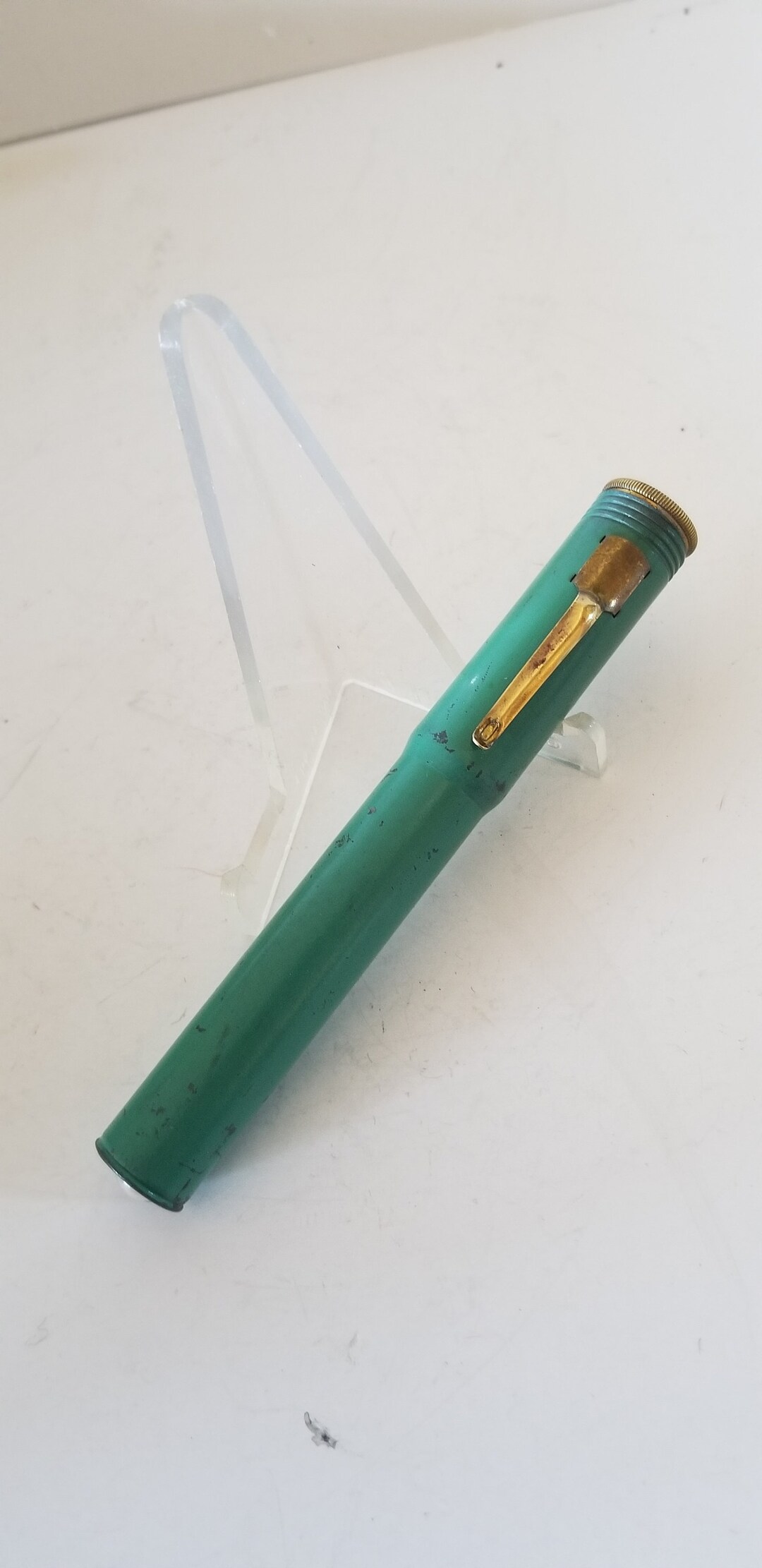 Vintage 1920's Painted Brass Penlight - Working Condition - USA Made - Etsy