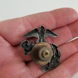 Vintage Burnished USMC EGA Pin With a Screwback Fastener Post - Etsy